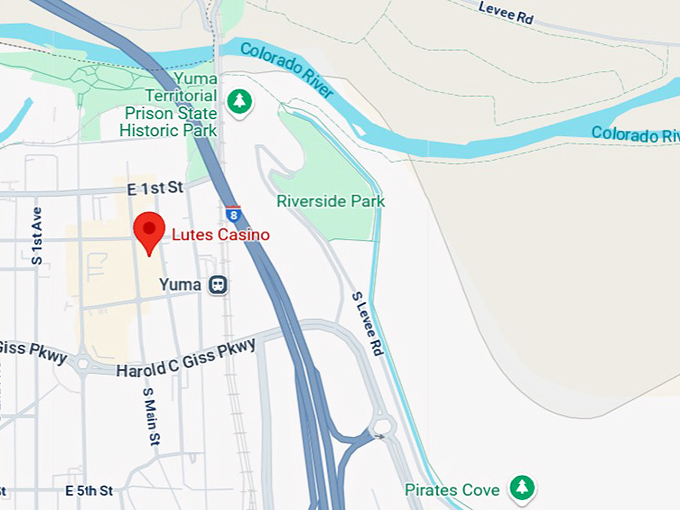 16. lutes casino map