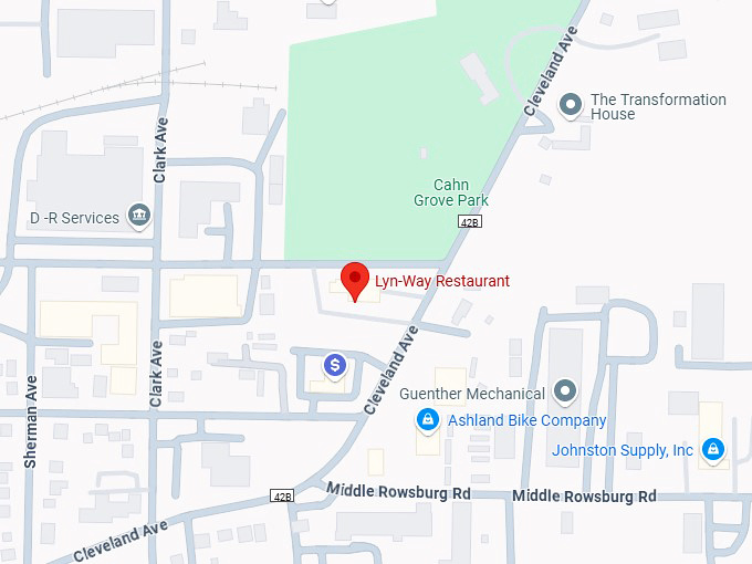 16. lyn way restaurant map