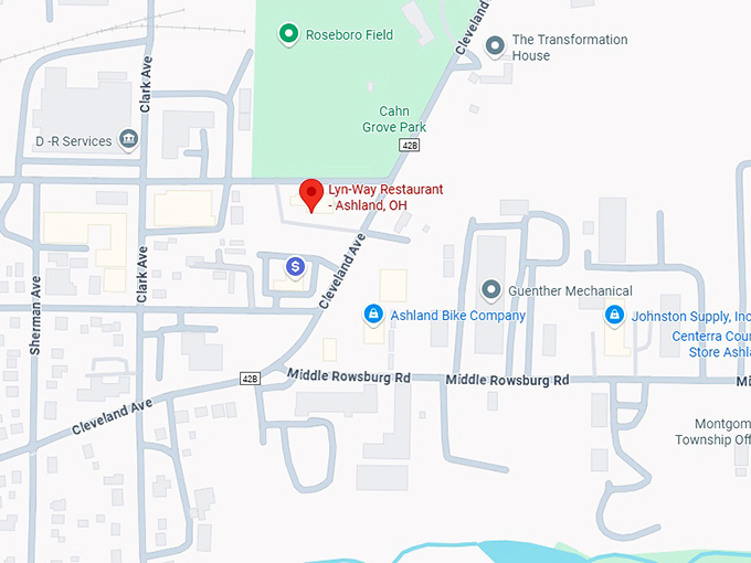 16. lyn way restaurant map