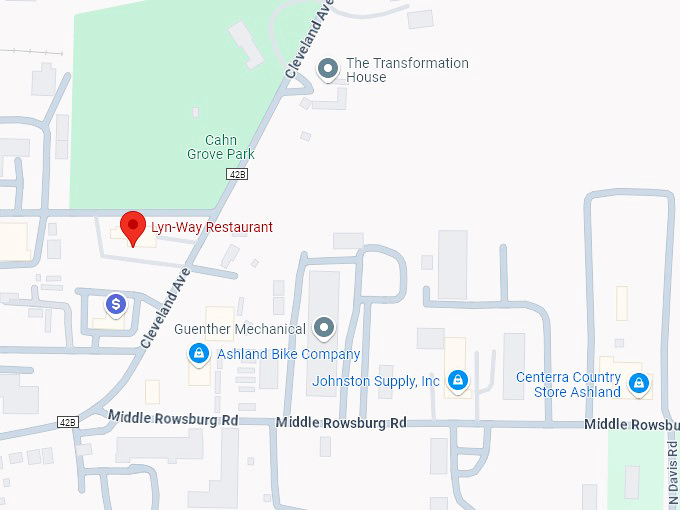 16. lyn way restaurant map