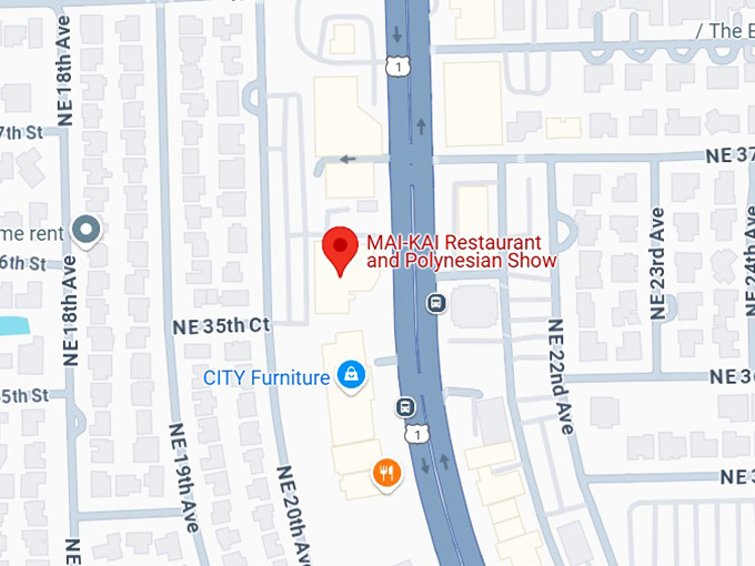 mai kai restaurant and polynesian show map