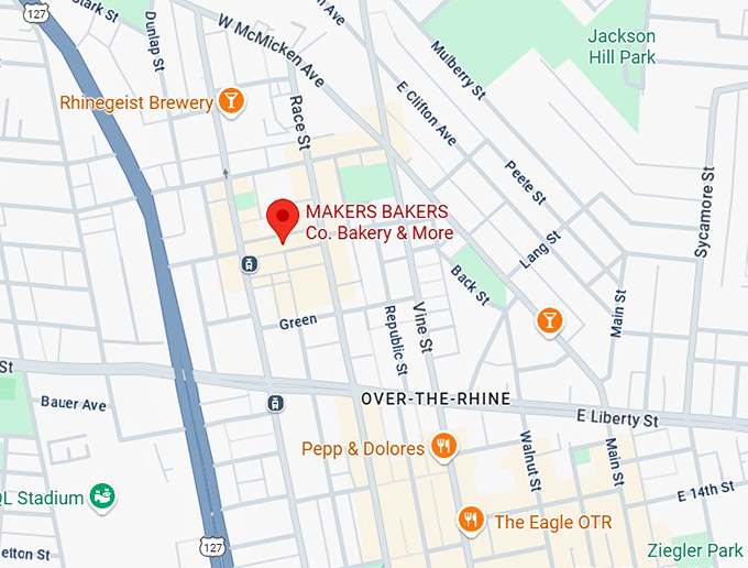 16. makers bakers co. bakery & more map
