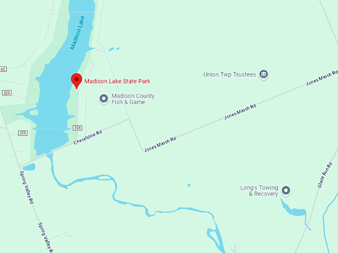 16. madison lake state park map