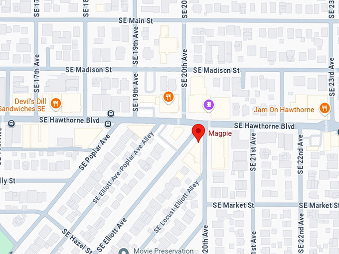 16. magpie vintage map