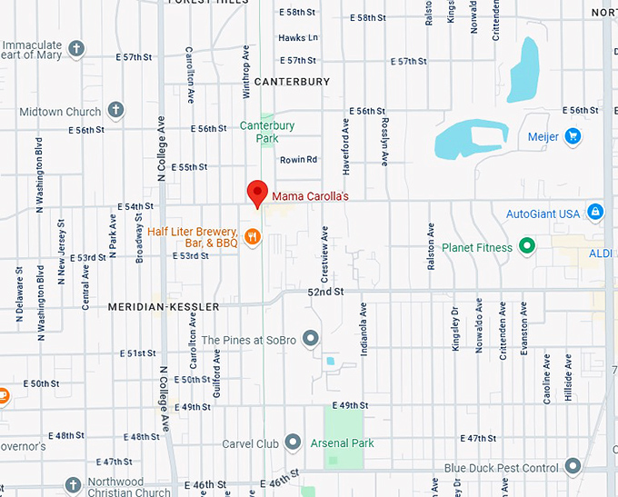 16. mama carolla's map