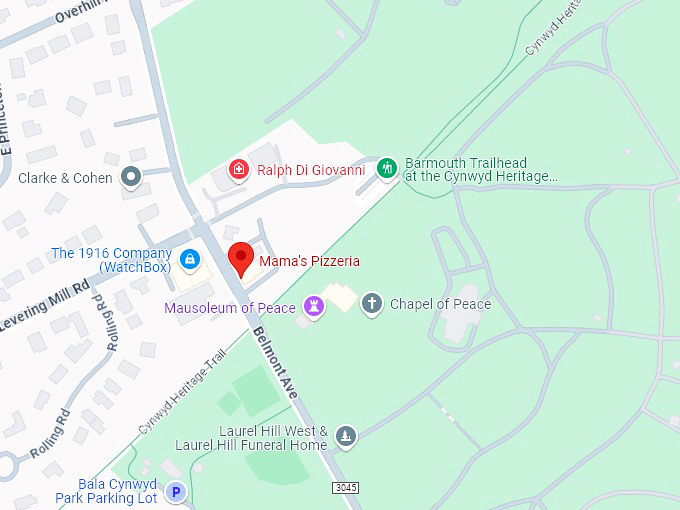 16. mama's pizzeria map