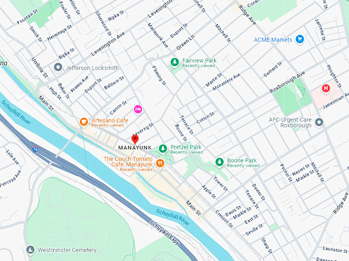 16. manayunk map