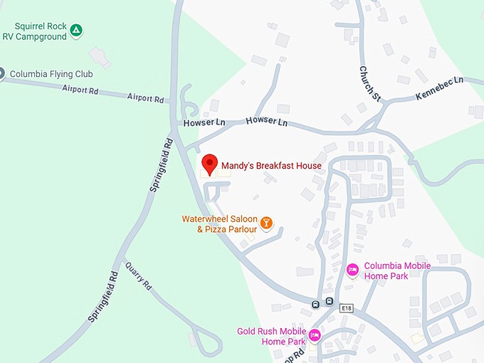 16. mandy's breakfast house map
