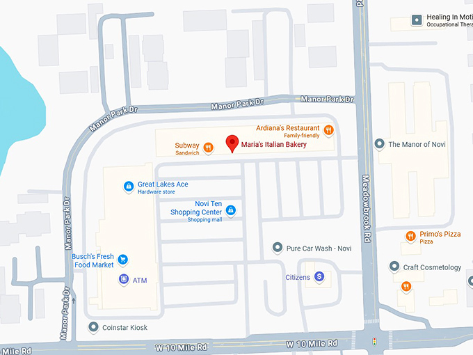 16. maria's italian bakery map