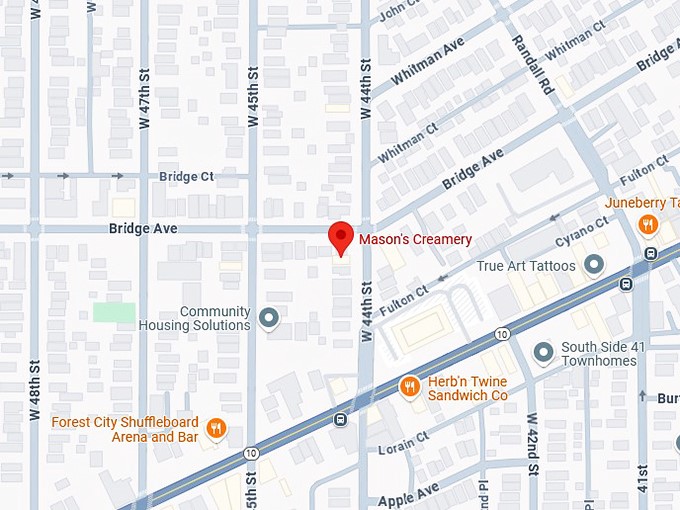 16. mason's creamery map