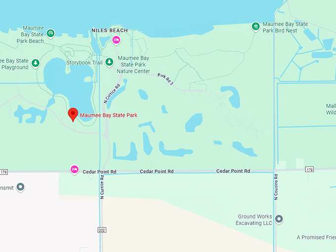 16. maumee bay state park map