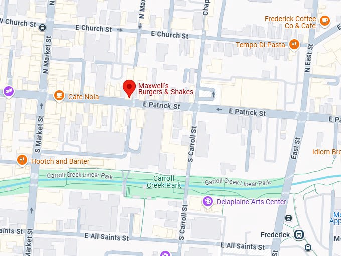 16. maxwell's burgers & shakes map