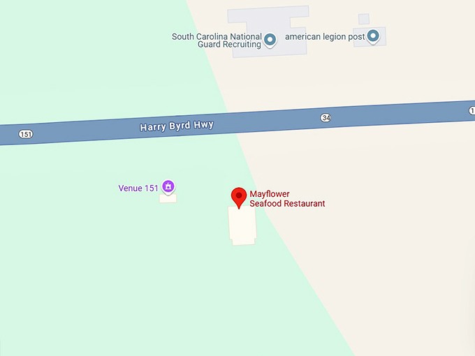 16. mayflower seafood restaurant map