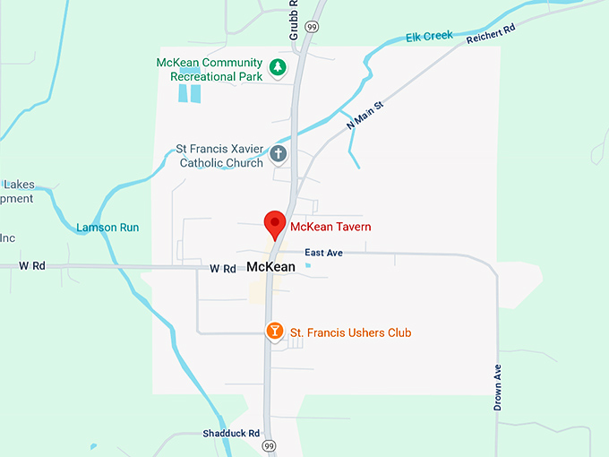 16. mckean tavern map