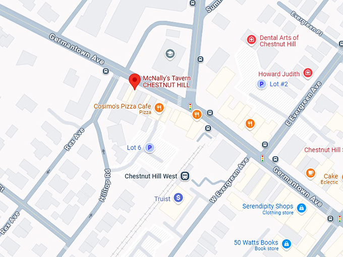 16. mcnally's tavern chestnut hill map