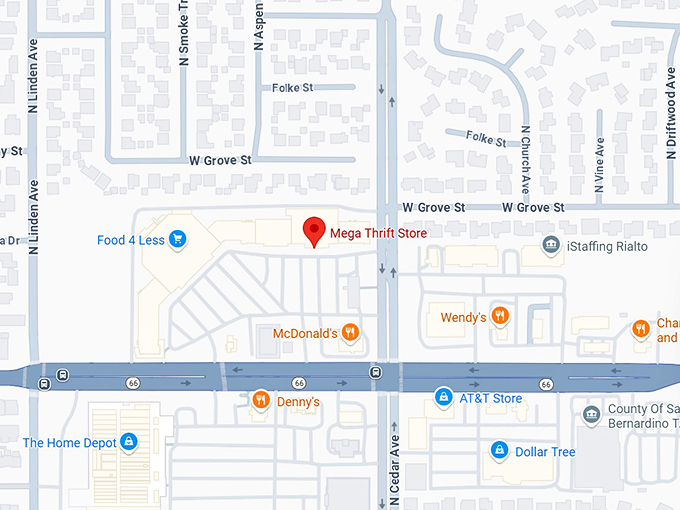 16. mega thrift store map