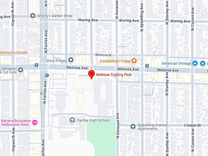 16. melrose trading post map