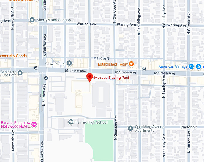 16. melrose trading post map