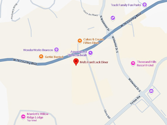 16. mel's hard luck diner map