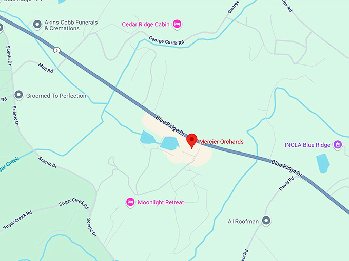 16. mercier orchards map