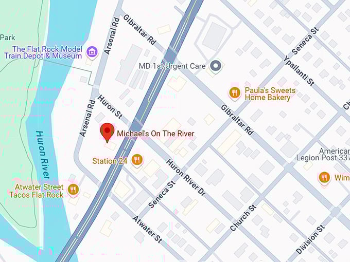 16. michael's on the river map