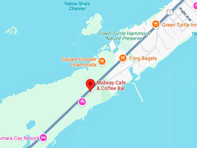 16. midway cafe & coffee bar map