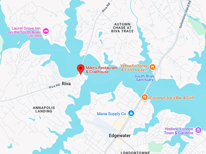16. mike's restaurant & crabhouse map
