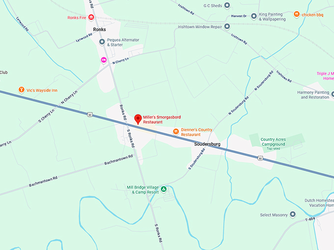 16. miller&rsquo;s smorgasbord map