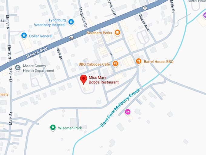 16. miss mary bobo's restaurant map