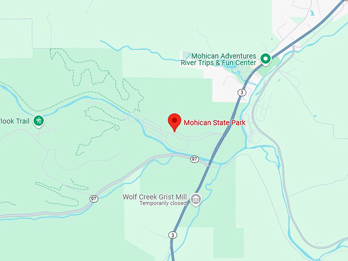 16. mohican state park map