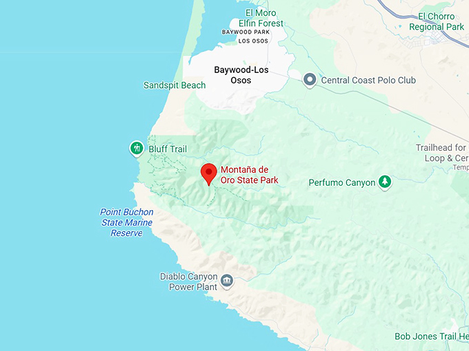 16. monta&ntilde;a de oro state park map
