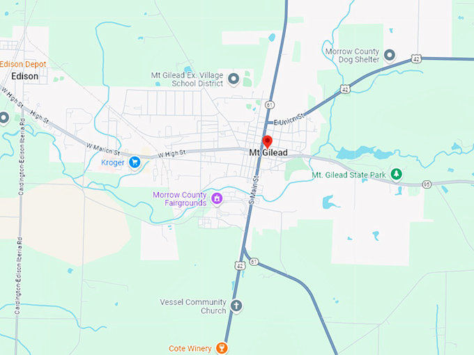 16. mount gilead map