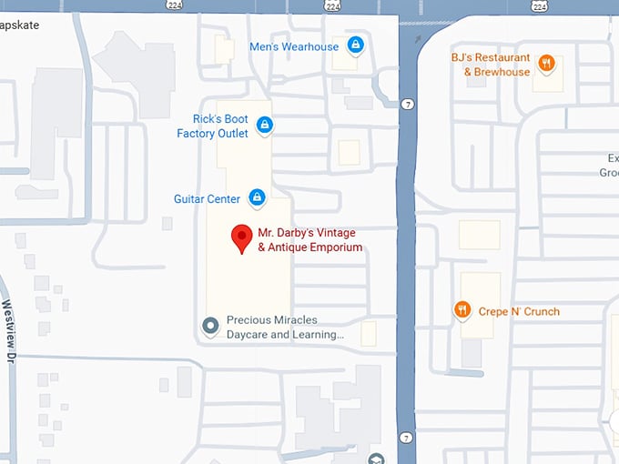 16. mr. darby's vintage & antique emporium map