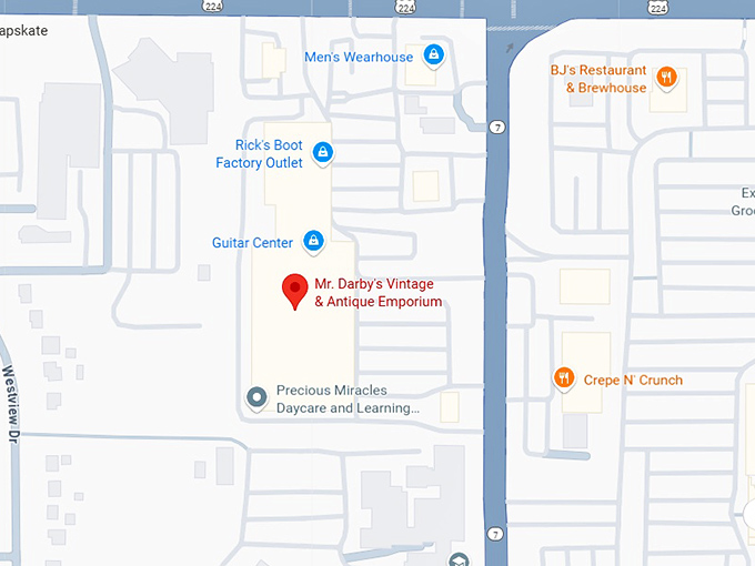 16. mr. darby's vintage & antique emporium map
