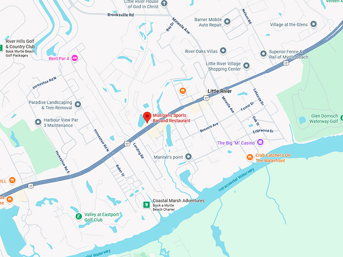 16. mulligan's sports bar and restaurant map