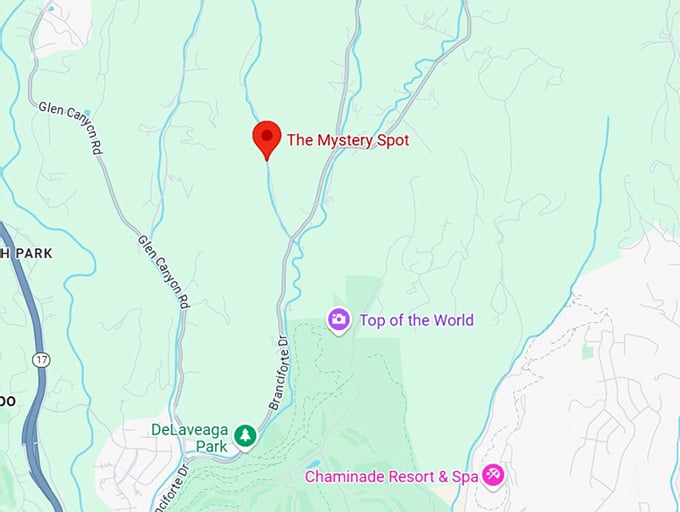 16. mystery spot map