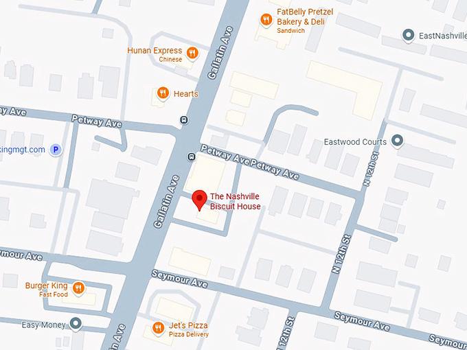 16. nashville biscuit house map