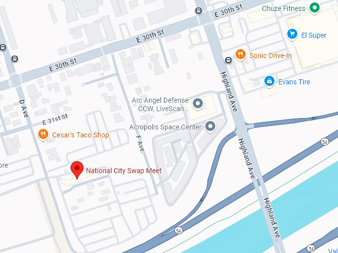 16. national city swap meet map