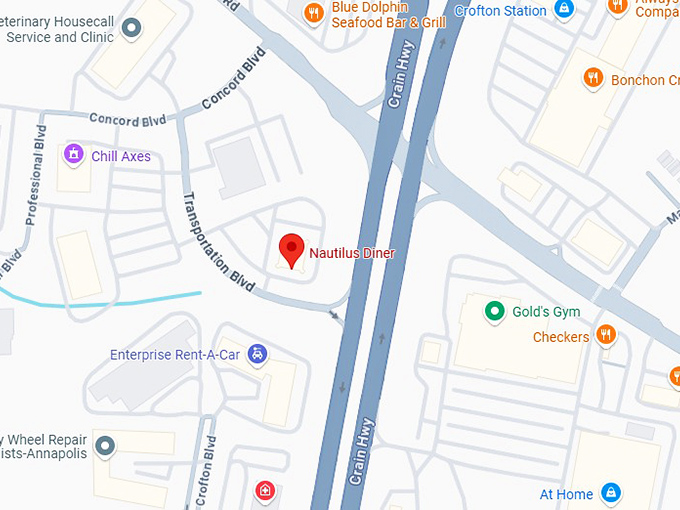 16. nautilus diner map