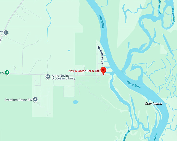 16. nav a gator bar & grill map