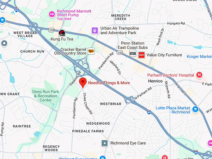 16. needful things & more map