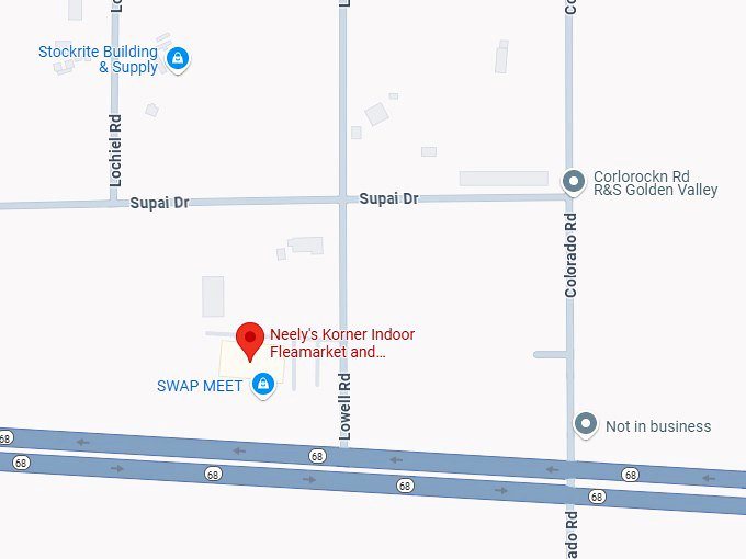 16. neely's korner indoor fleamarket and outdoor swap meet map