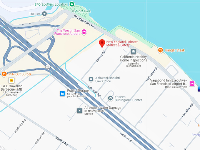 16. new england lobster market & eatery map