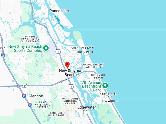 16. new smyrna beach map