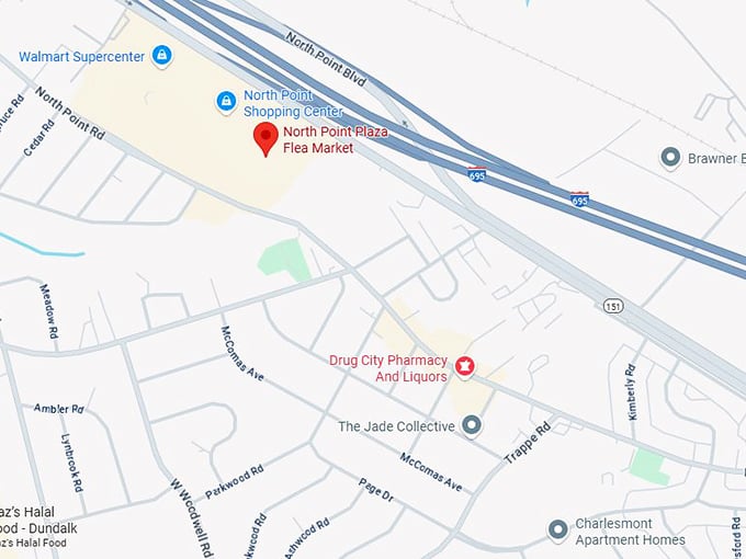 16. north point plaza flea market map