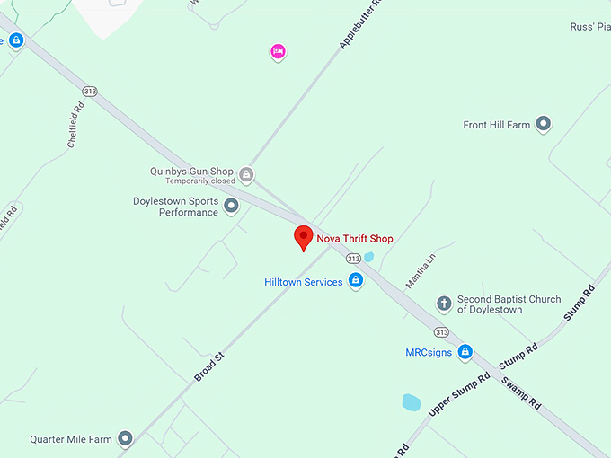 16. nova thrift shop map