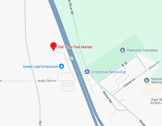 16. old time flea market map