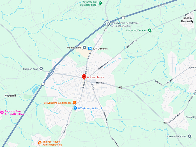 16. octoraro tavern map