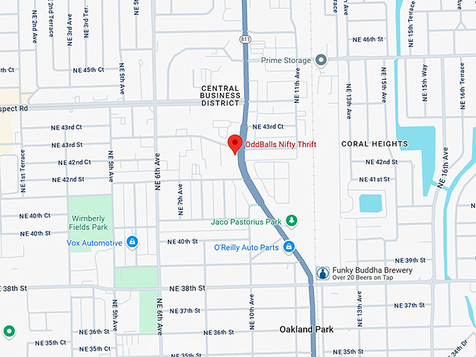 16. oddballs nifty thrift map