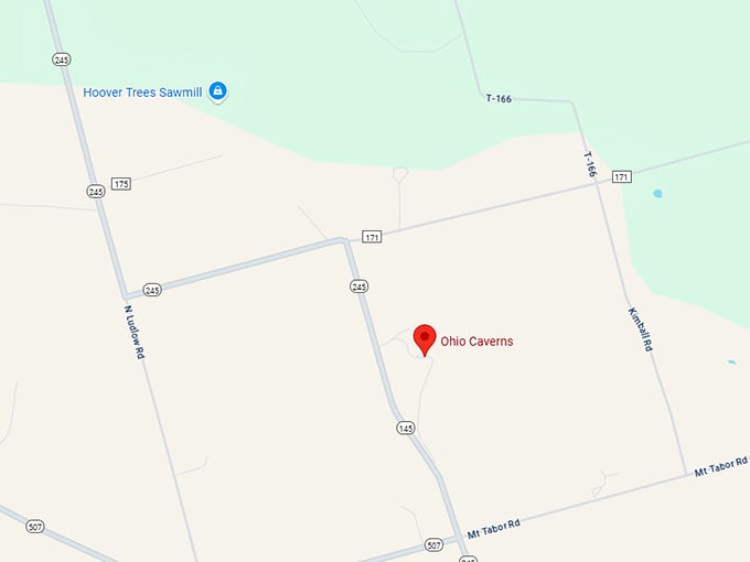 16. ohio caverns map